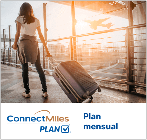 Plan mensual de millas con Visa ConnectMiles - Banco General Panamá