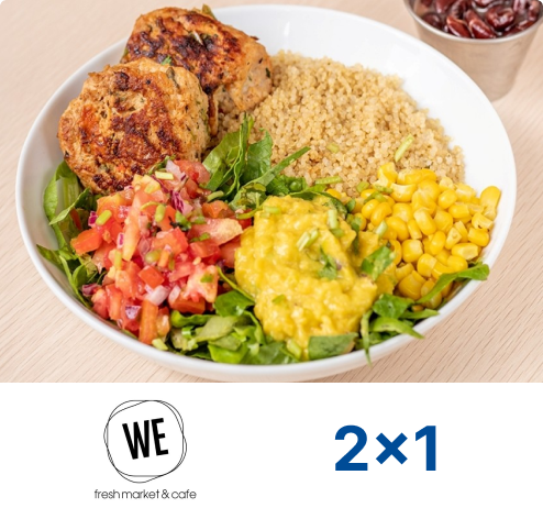 2x1 en We Fresh Market & Cafe - Banco General Panamá